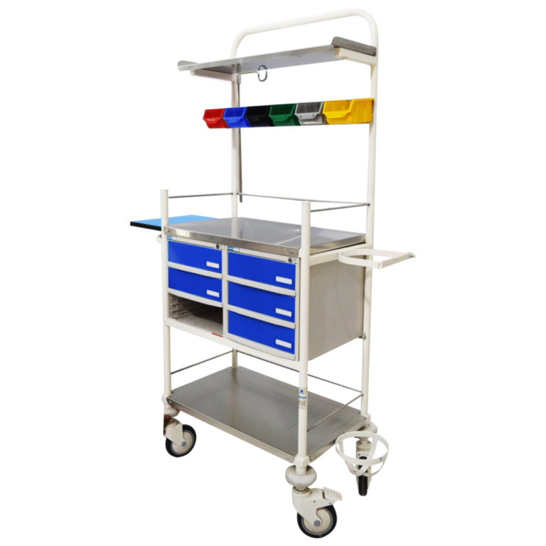 Crash Cart Powder Coated (AI-2019A) - Ankitech